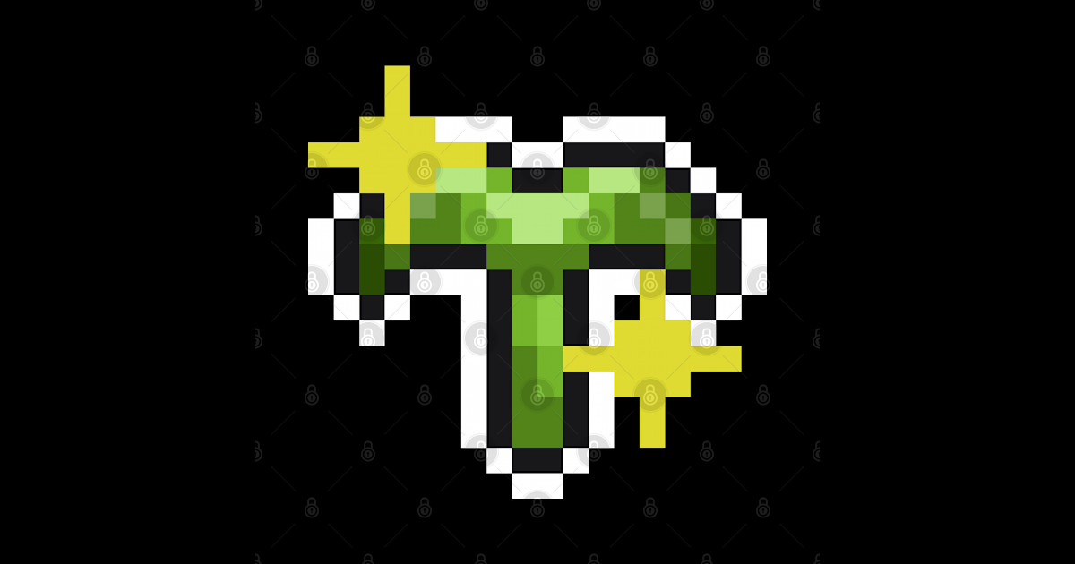 green sprout pixel art - Sprout - Sticker | TeePublic