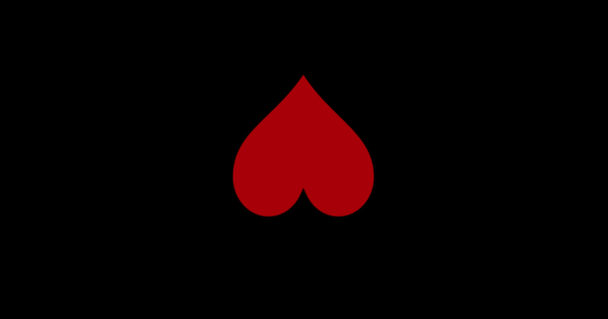 Spade Heart - Spades - Magnet | TeePublic