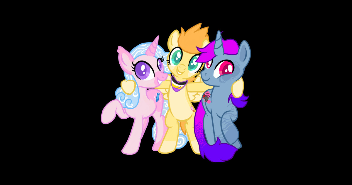 mlp ocs group hug - Mlp - Sticker | TeePublic