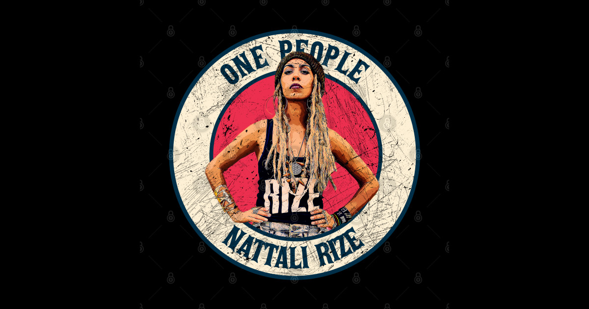 Retro Style Fan Art Design Reggae Music Nattali Rize // One People ...