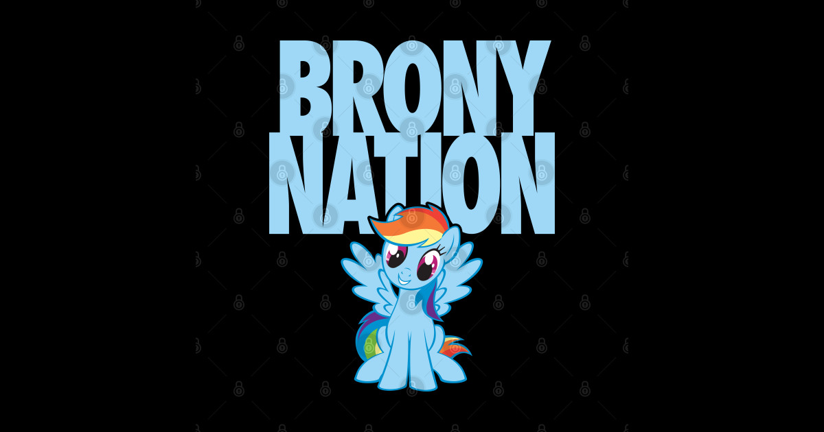 BRONY NATION - Brony Apparel - Sticker | TeePublic
