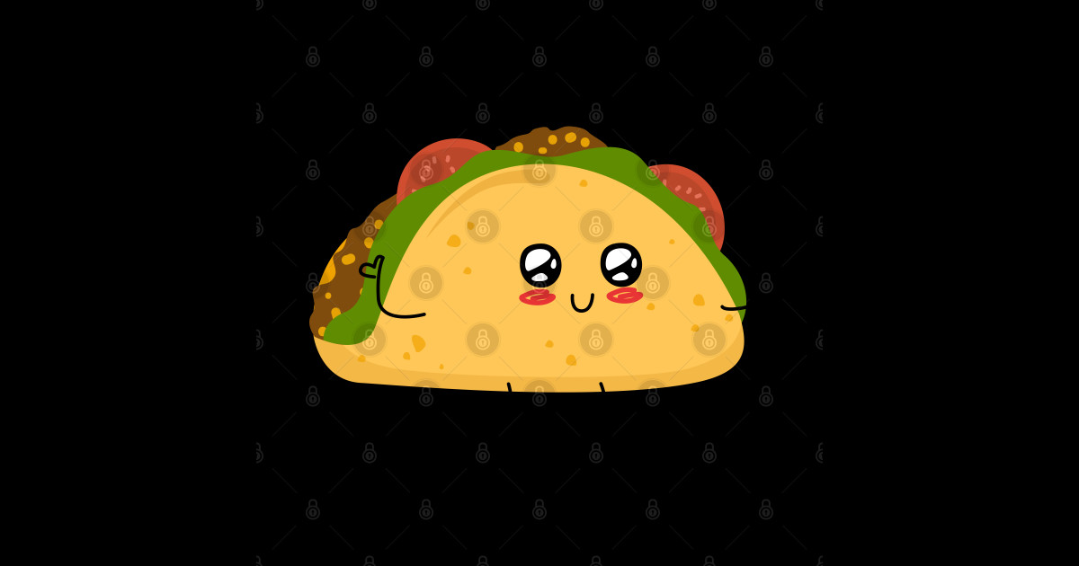 Cute Tacos Design - Tacos Funny - Sticker | TeePublic