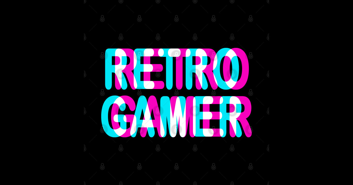 GAMING - RETRO GAMER - TRIPPY 3D GAMING - Gaming - Pin | TeePublic