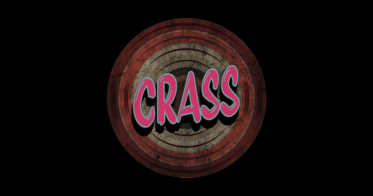 crass vintage dim - Crass - Sticker | TeePublic