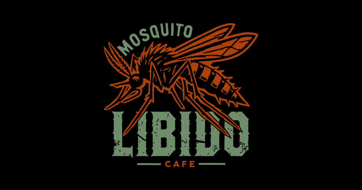 Full Moon, Full Buzz - Mosquito Libido Cafe - Sticker | TeePublic