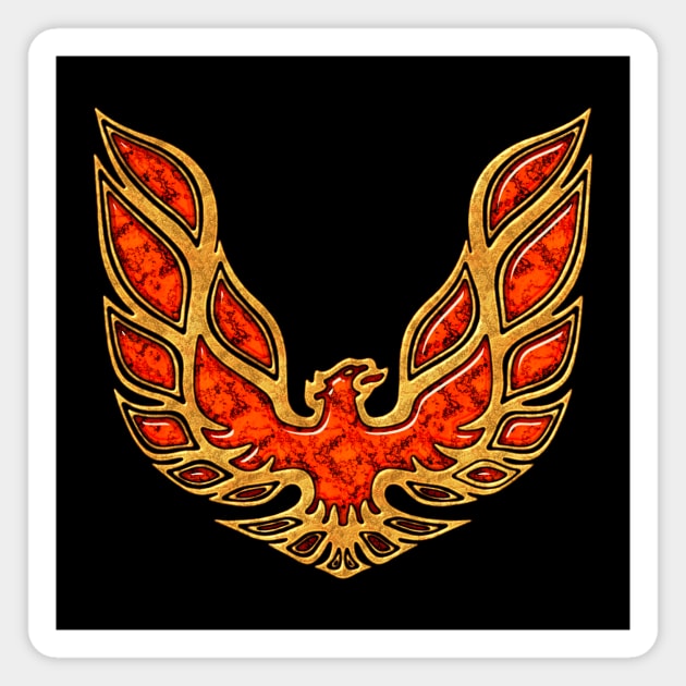 Firebird logo - Firebird Hood Logo - Magnet | TeePublic
