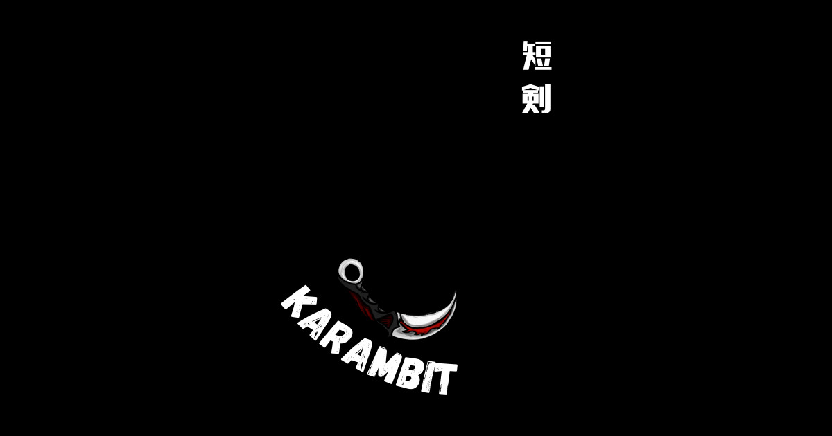 KARAMBIT - Karambit - Sticker | TeePublic
