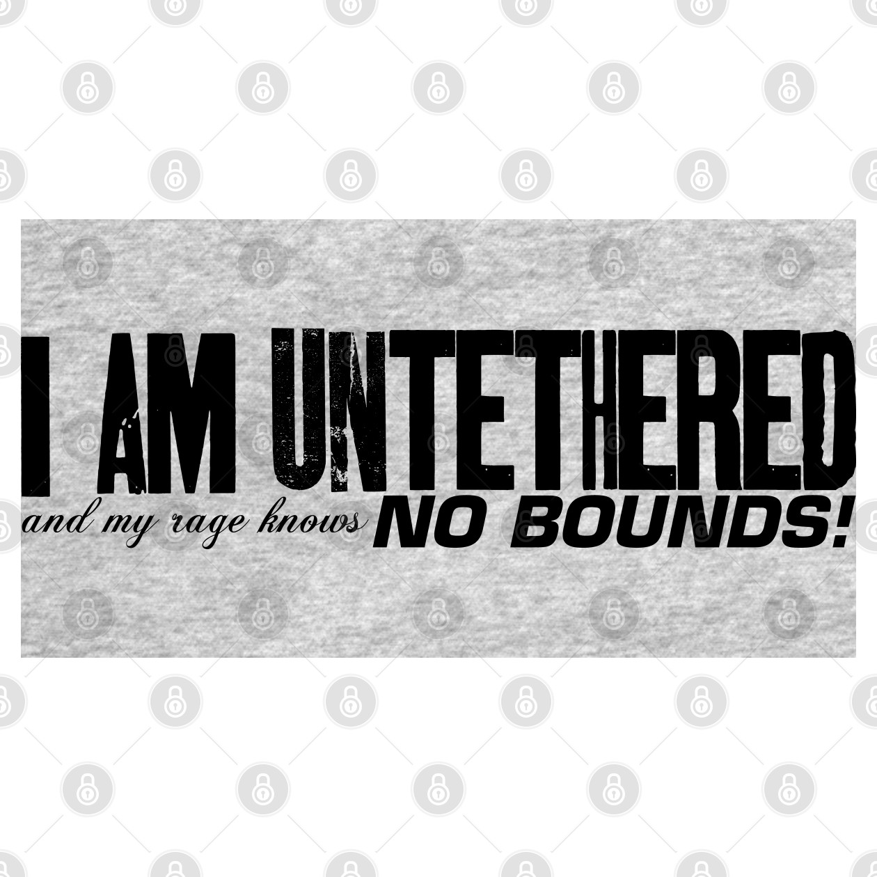 I Am Untethered - Rage - Crewneck Sweatshirt | TeePublic