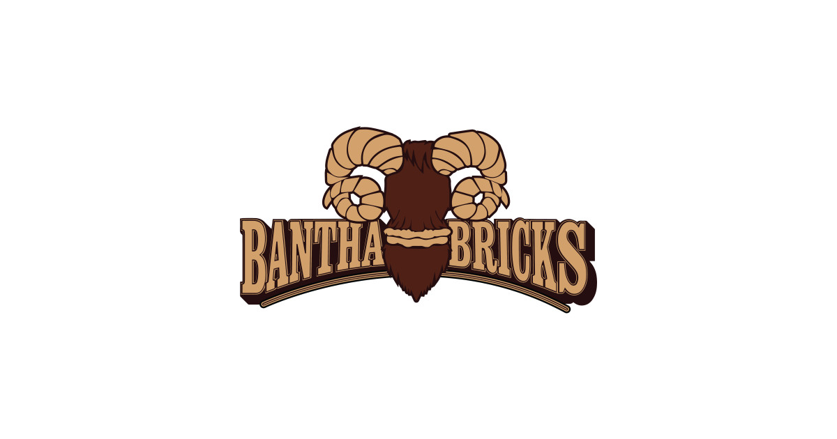 Bantha Bricks Over the Heart (Small Logo) - Bantha - T-Shirt | TeePublic