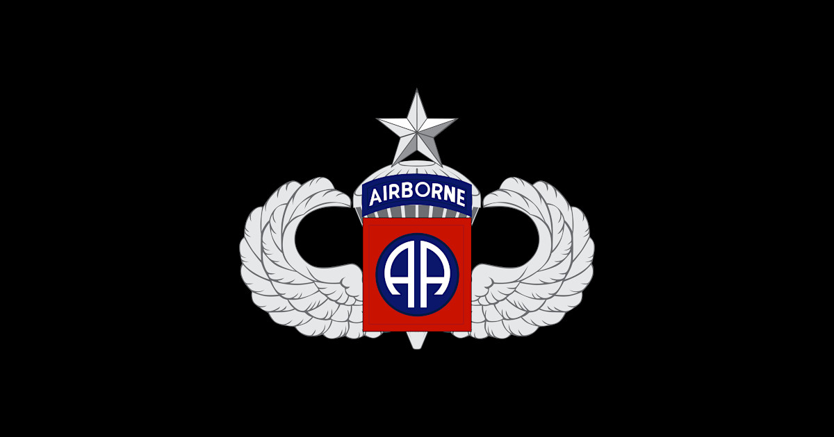 82nd Airborne Senior wings - 82nd - Posters and Art Prints | TeePublic