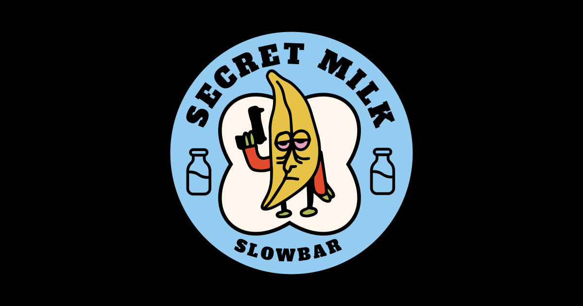 Secret Milk Slowbar - Secret Milk Slowbar - Sticker | TeePublic