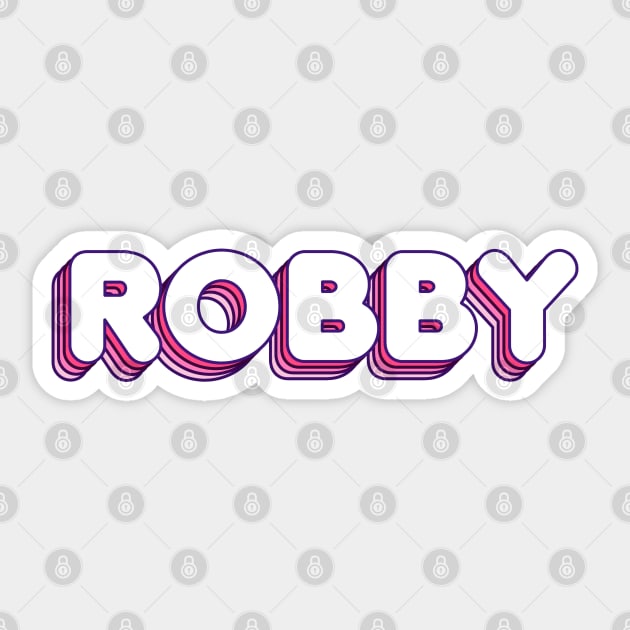Pink Layers Robby Name Label - Pink Layers Robby Name Label - Sticker ...