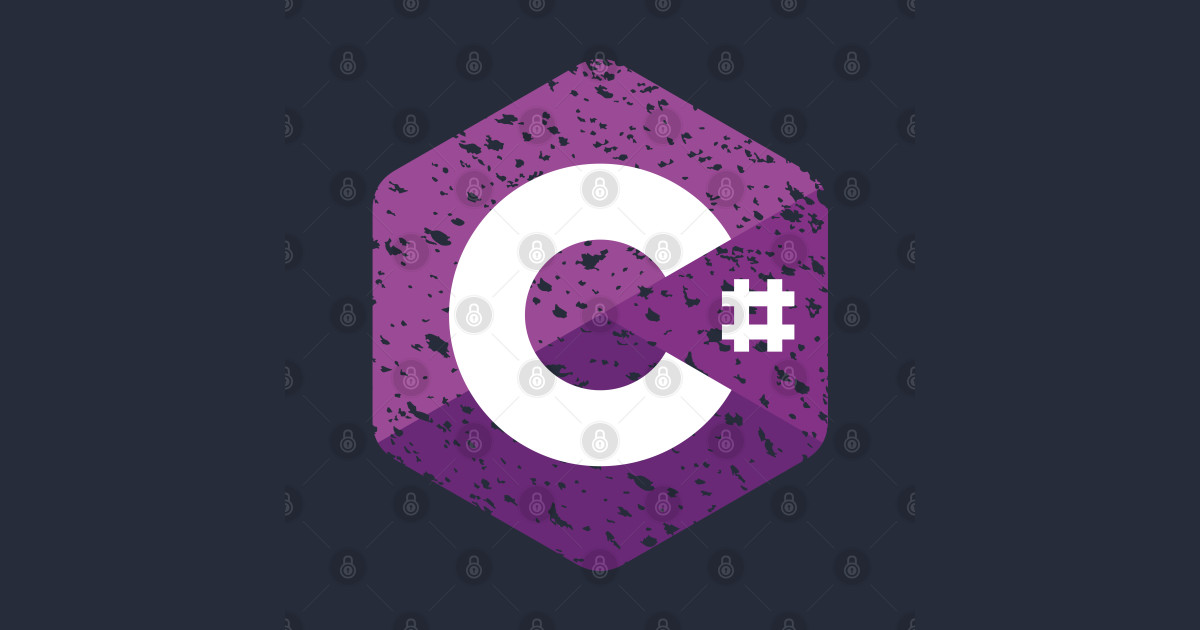 Vintage C#/ C Sharp Logo - C Sharp Logo - T-Shirt | TeePublic