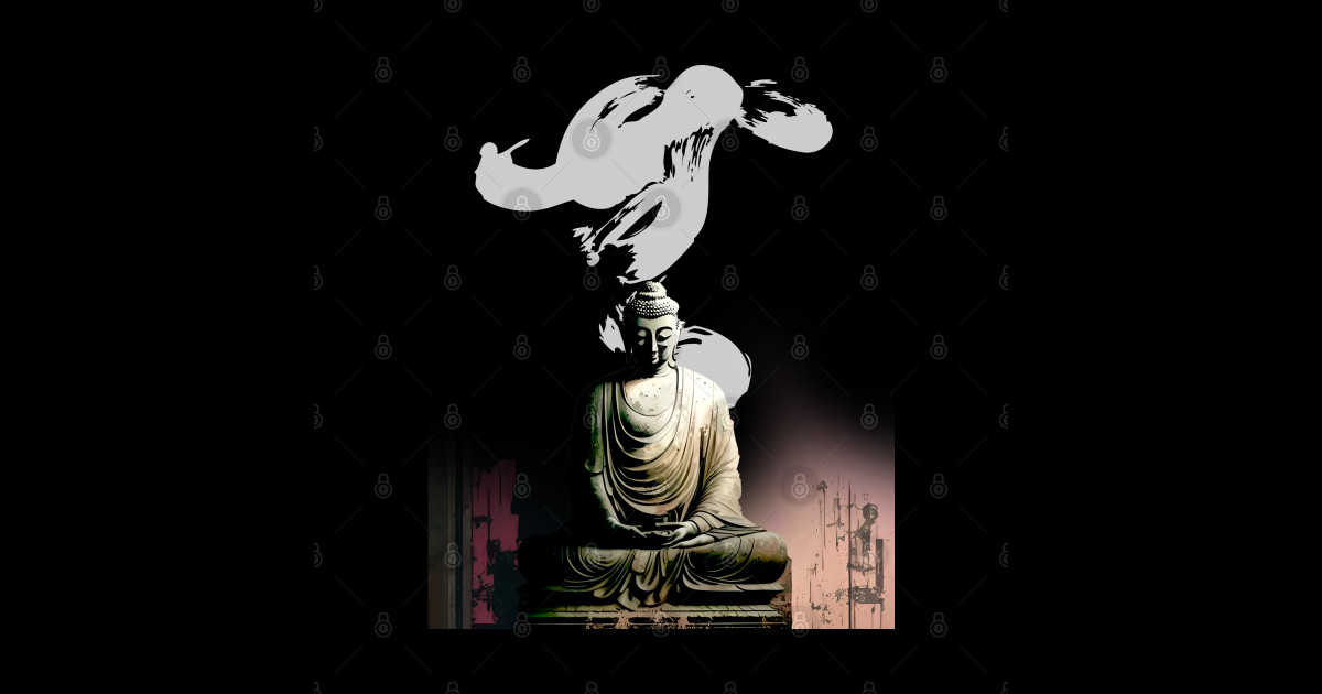 Mushin (Mental State) of Nothingness No. 2: Empty Mind on a Dark ...