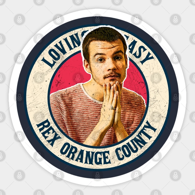 Rex Orange County - Tour Edition Design - Rex Orange County - Sticker ...