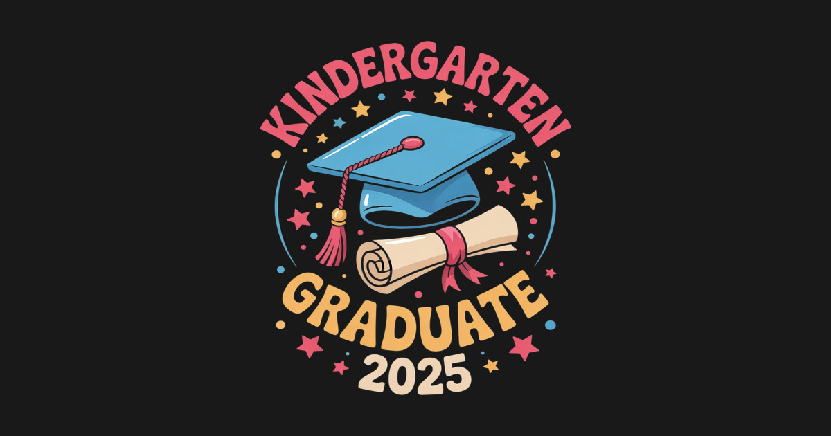 Kindergarten Graduation 2025 Graduate Kids Boys Girls - Kindergarten ...