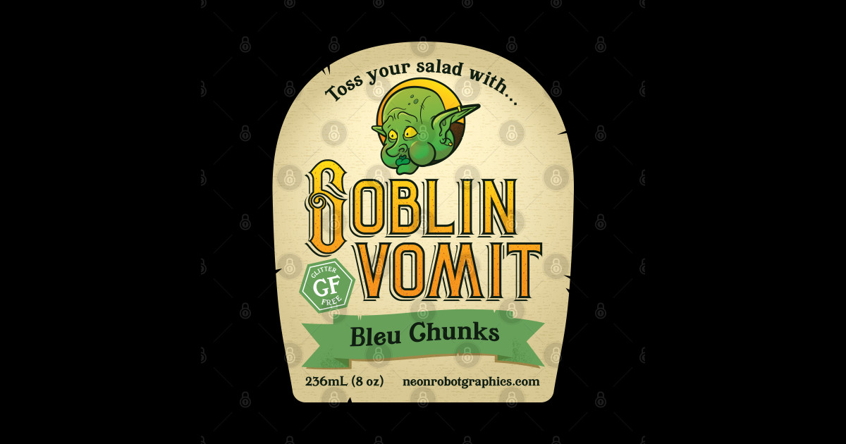 Goblin Vomit - Gross - Sticker | TeePublic