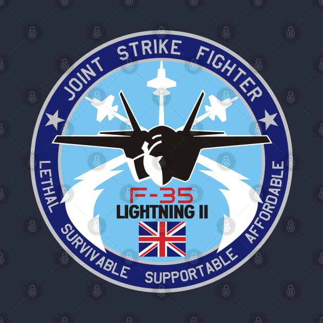 F35 Lightning II - F 35 Lightning Ii - T-Shirt | TeePublic