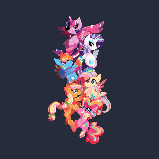 My Little Pony - Rainbow Power - Rainbow - T-Shirt | TeePublic