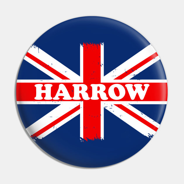 Harrow - with United Kingdom flag - Harrow With United Kingdom Flag ...
