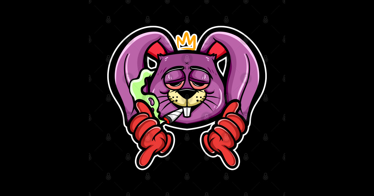 tipsy rabbit - Streetwear - Sticker | TeePublic