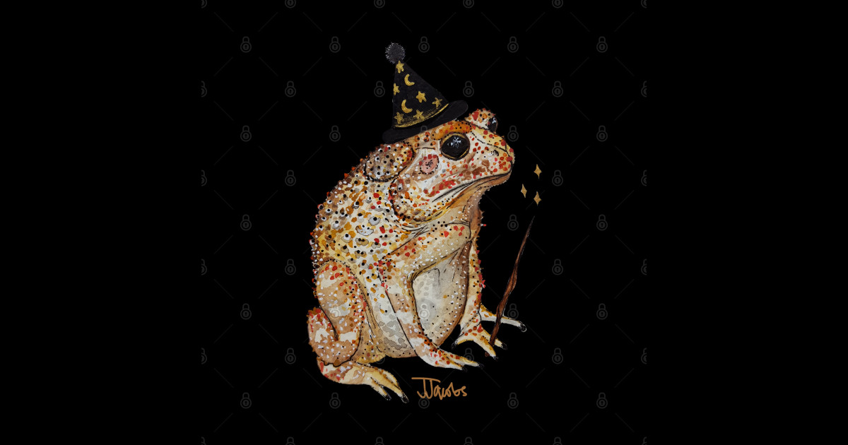 Mystical Mr. Toad - Halloween Wizard Toad - Sticker | TeePublic