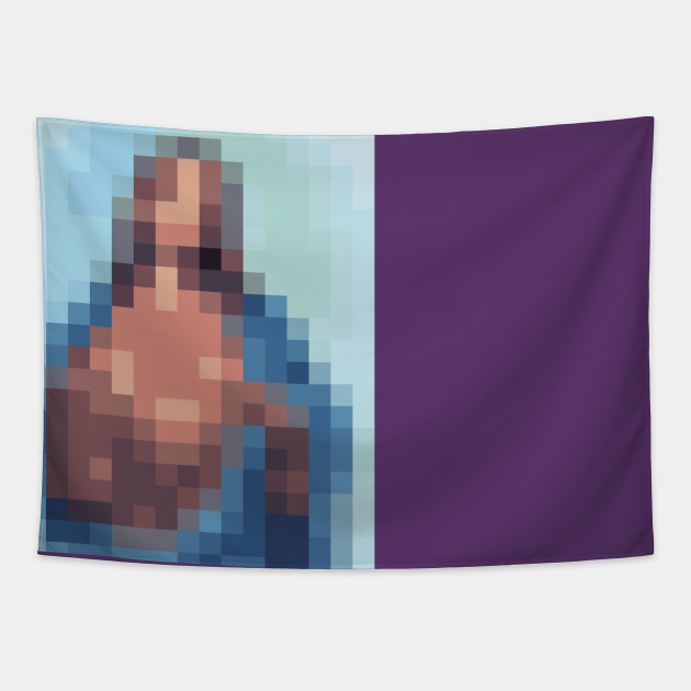 8bit Pixel Art Jesus Christ - Jesus Christ - Tapestry | TeePublic