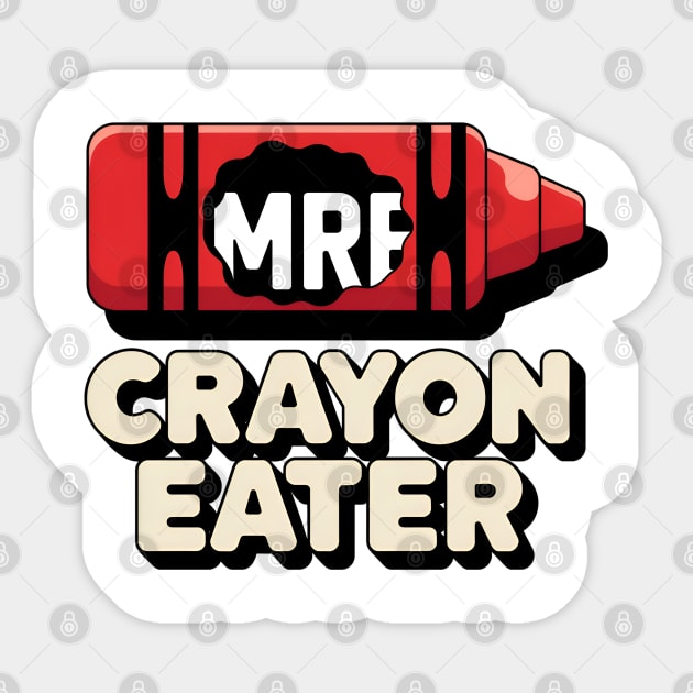 4th of July CRAYONS EATER Corps Squad USA Military USA Flag - Funny ...