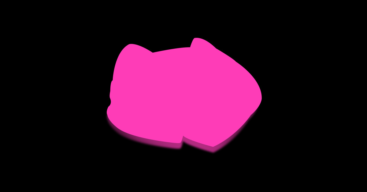 Strawberry flavored cat souffle cake - Cake - Sticker | TeePublic