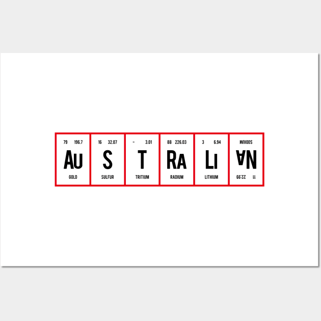 Australian - Periodic Table of Elements - Australian Periodic Table Of ...