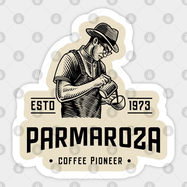Vintage Coffee Pioneer - Coffee - Sticker | TeePublic