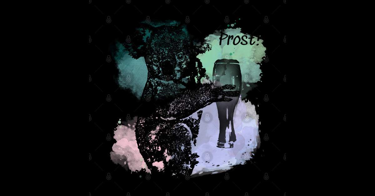 Prost! With a koala beer / bear - Prost - Posters and Art Prints ...
