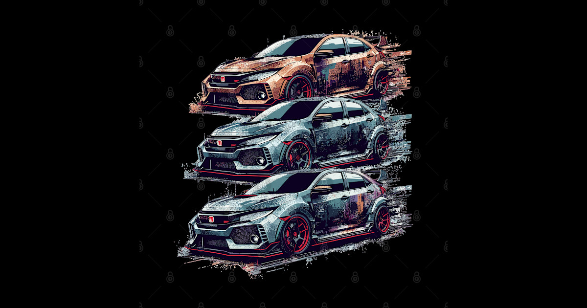 Honda Civic Type R - Civic Type R - Sticker | TeePublic