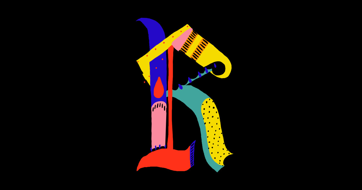 R Letter - Alphabet - Posters and Art Prints | TeePublic