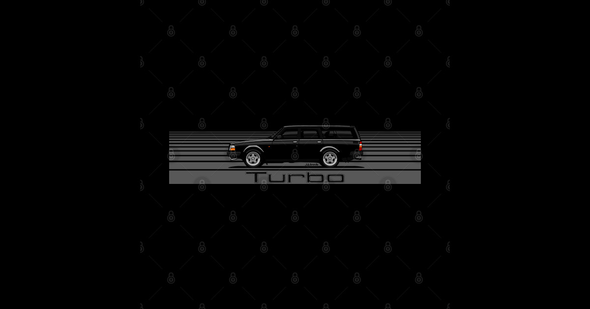 The iconic Flying Brick - 245 Turbo - Sticker | TeePublic