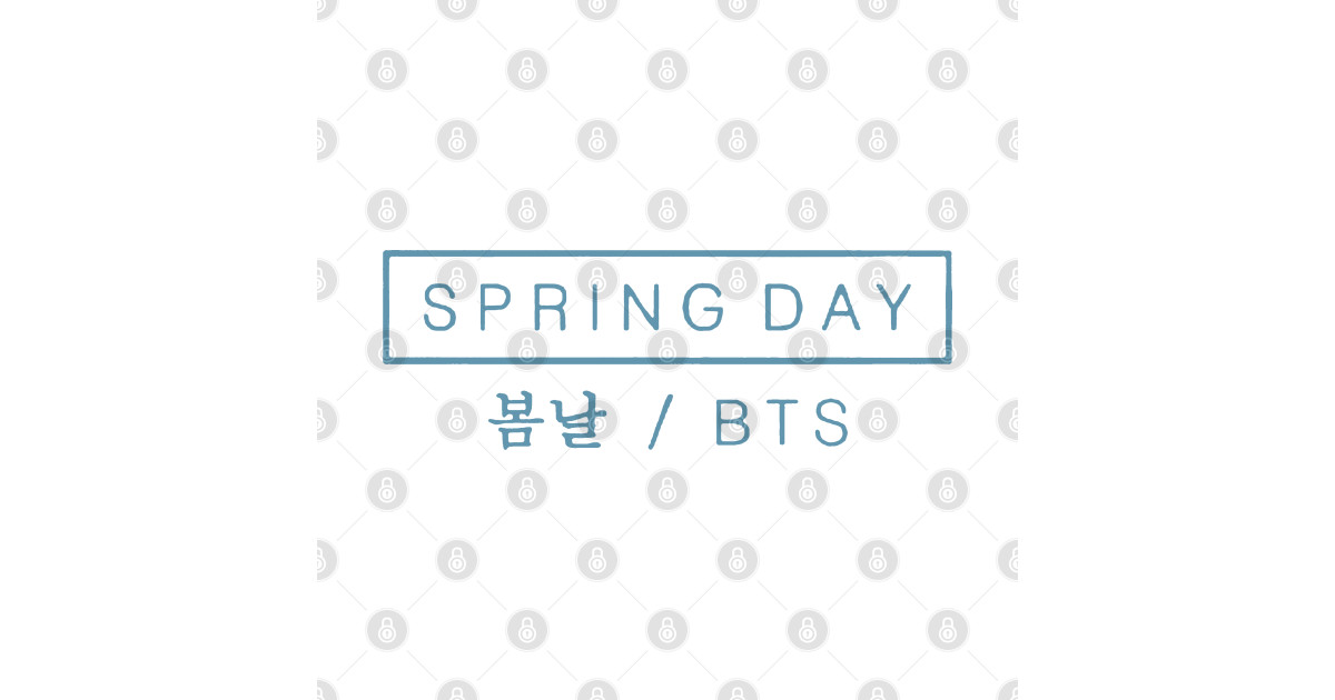 spring day - Bts - Sticker | TeePublic