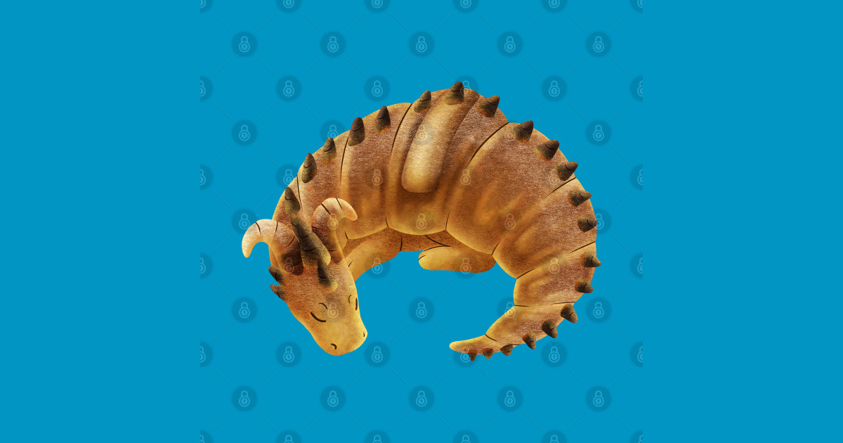 Kawaii Croissant Dragon - Without Background - Dragon - T-Shirt | TeePublic