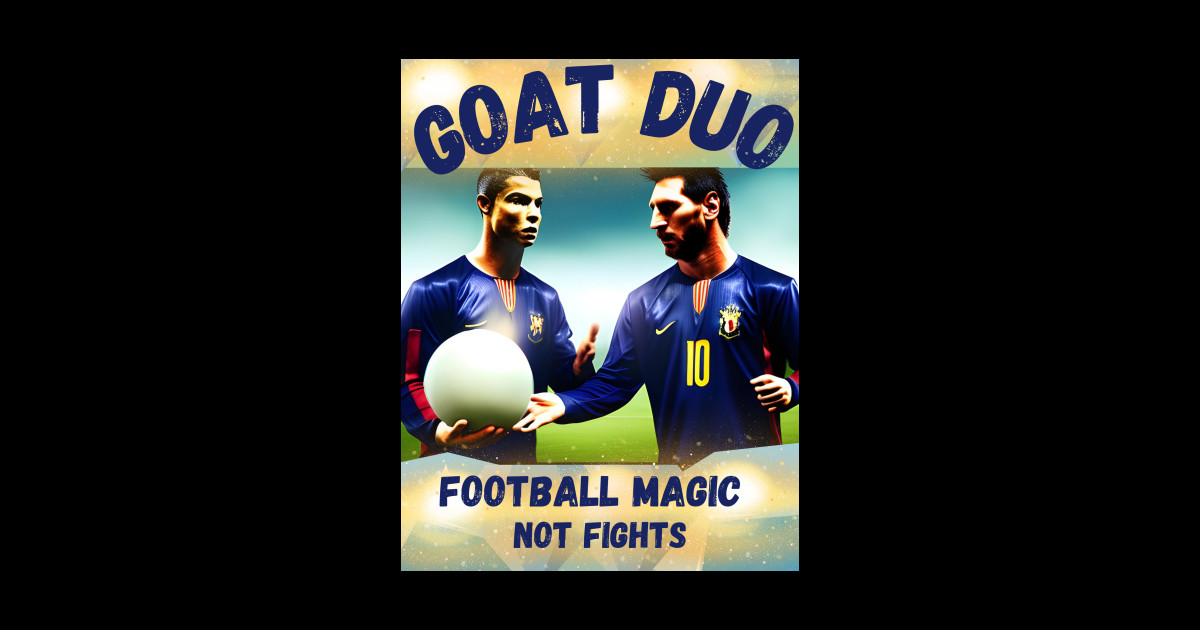 Goat Duo - Messi - Sticker | TeePublic