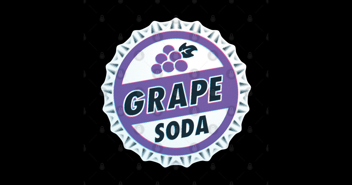 Up Movie Grape Soda bottle cap - Up - Sticker | TeePublic