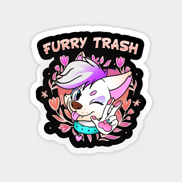 Furry Trash I Furries Convention I Anime Cosplay - Fursuit - Magnet ...