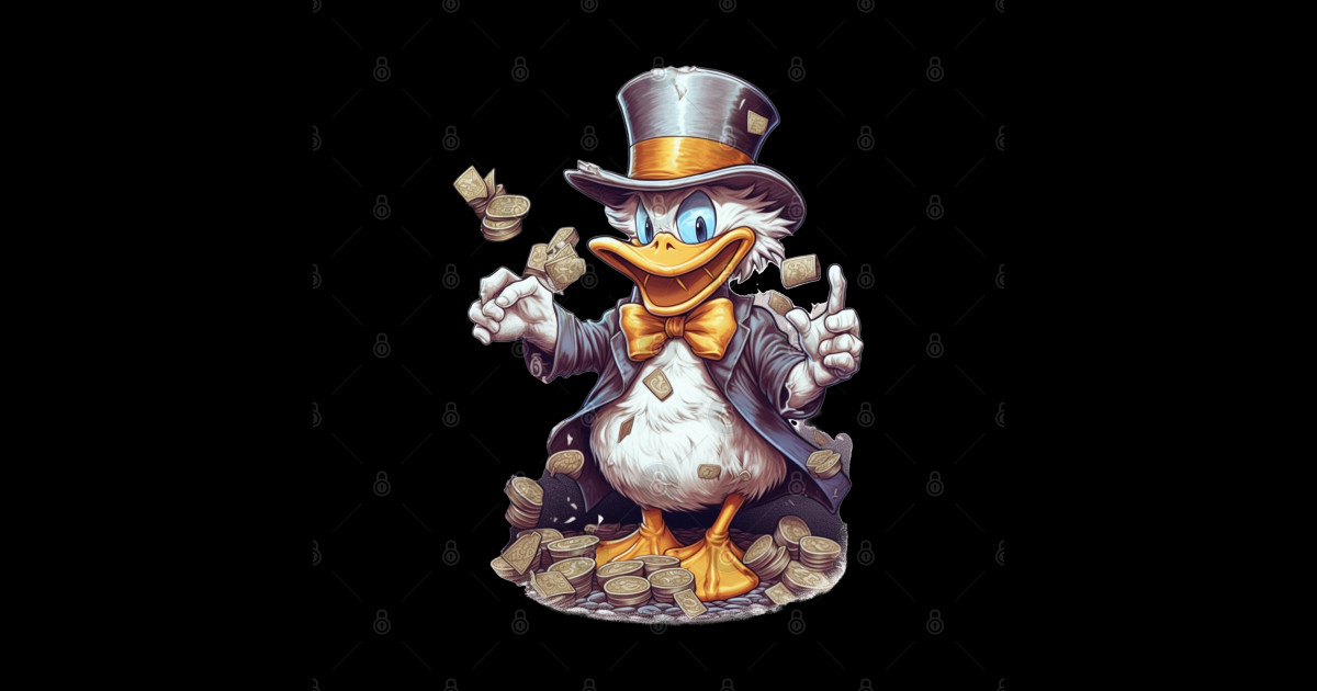 Scrooge McDuck from Duck Tales Design - Scrooge Mcduck - Posters and ...