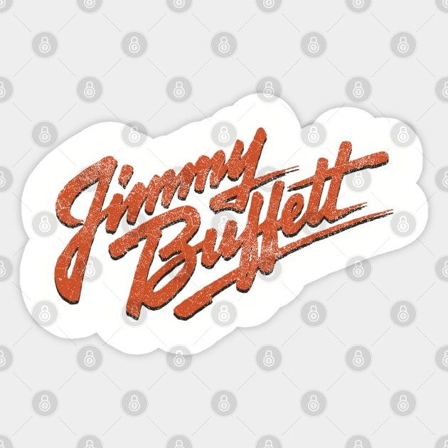 Vintage JImmy Buffett - Vintage - Sticker | TeePublic