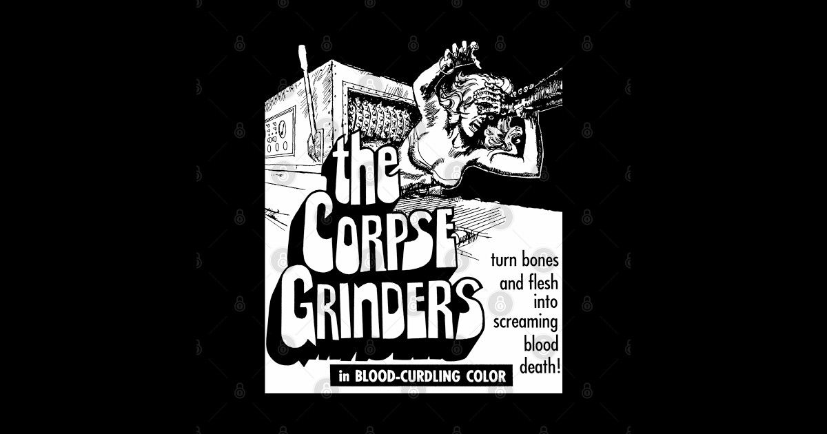 The Corpse Grinders - In Blood Curdling Color - Evil Eye Gore - Sticker ...
