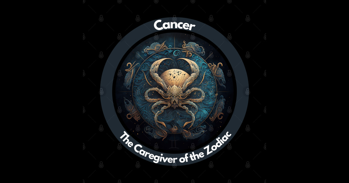 Cancer Zodiac - Zodiac Signs - Sticker | TeePublic