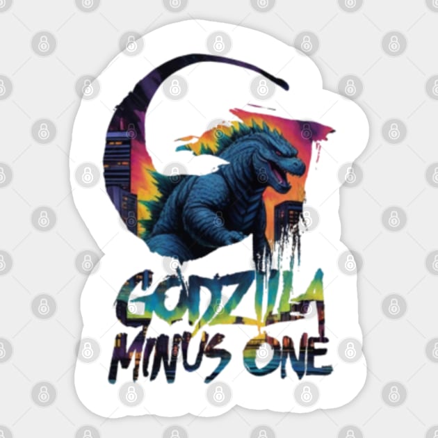godzilla minus one shirt - kids godzilla merch - Godzilla - Sticker ...