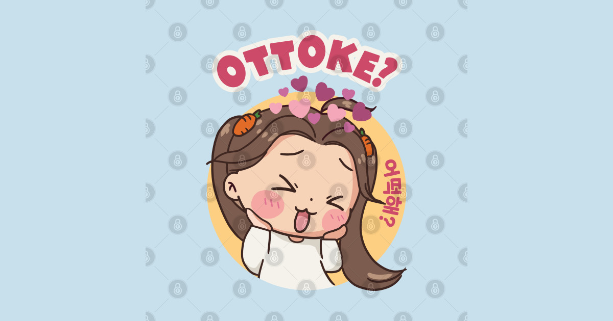 Ottoke? K-Drama Cute Reaction – Korean Aegyo Chibi - K Drama - T-Shirt ...
