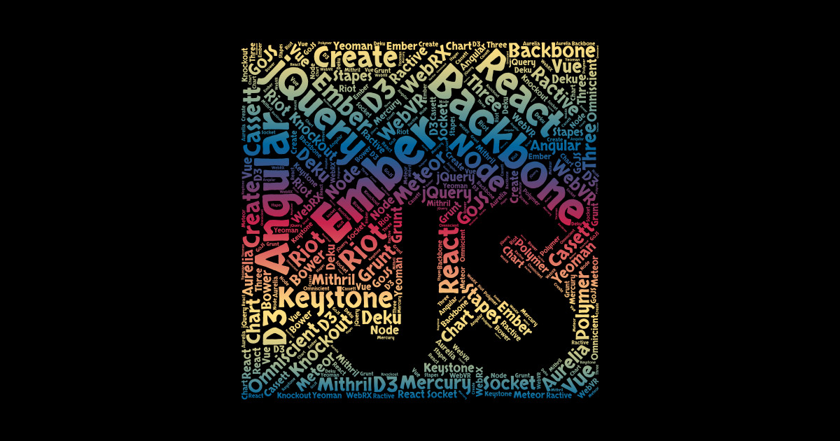 JavaScript Shirt | JS Framework Red Blue Yellow Gradient - Javascript ... JavaScript Shirt | JS Framework Red Blue Yellow Gradient - Javascript ...