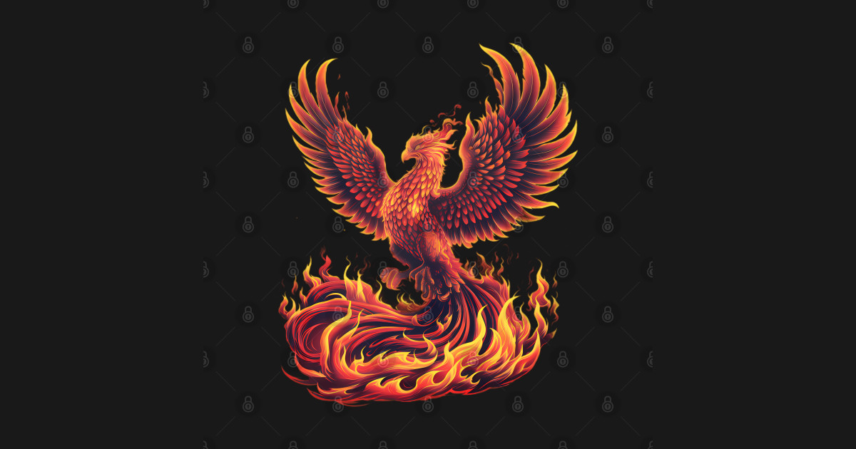 Phoenix Bird Of Rebirth And Renewal Phoenix - Phoenix Bird Rebirth - T ...