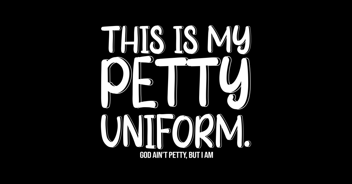 This is petty uniform design - This Is Petty Uniform Design - Sticker ...