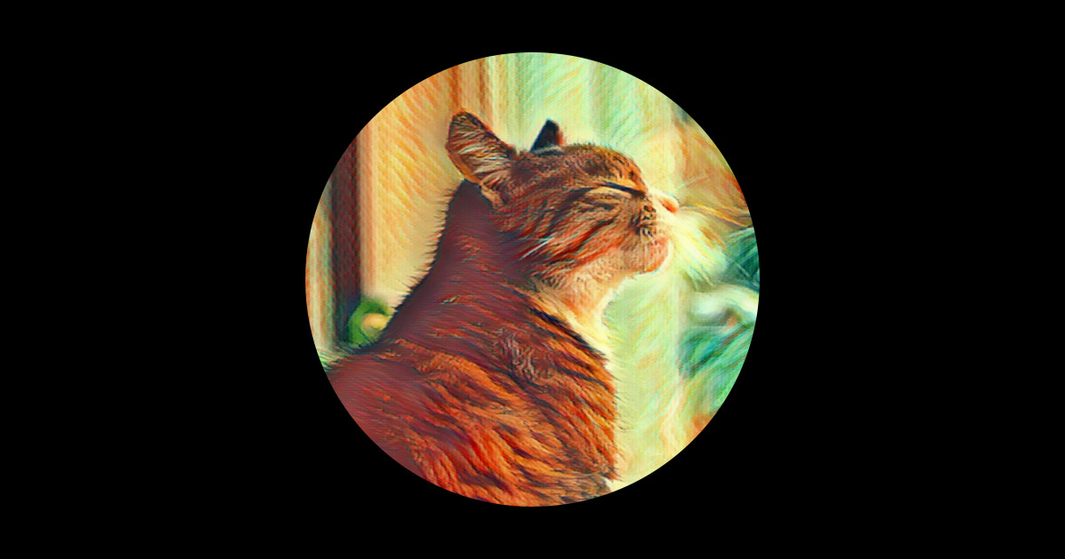 Agreeable floppy cat - Agreeable Floppy Cat - Sticker | TeePublic